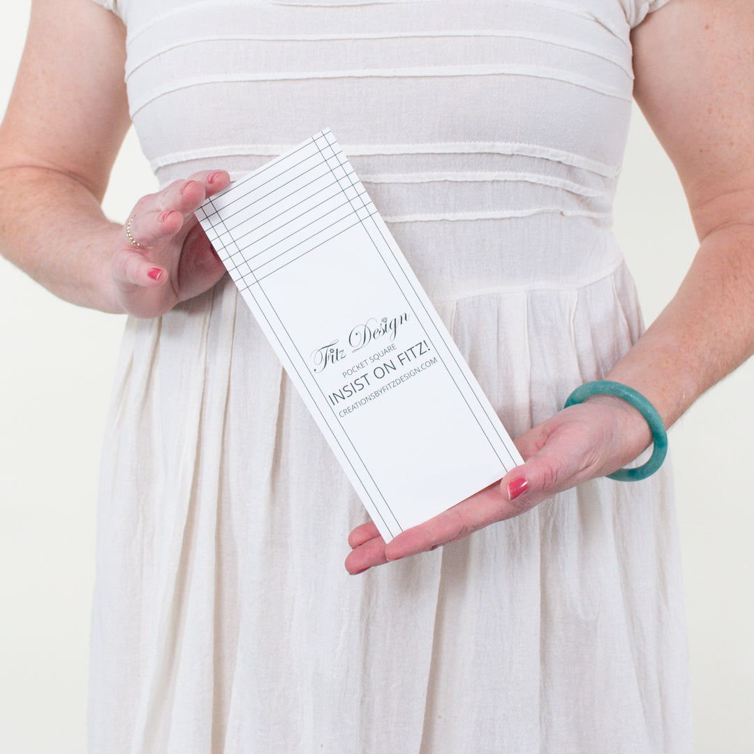 Fitz Design Pocket Square | Flower Moxie Supply