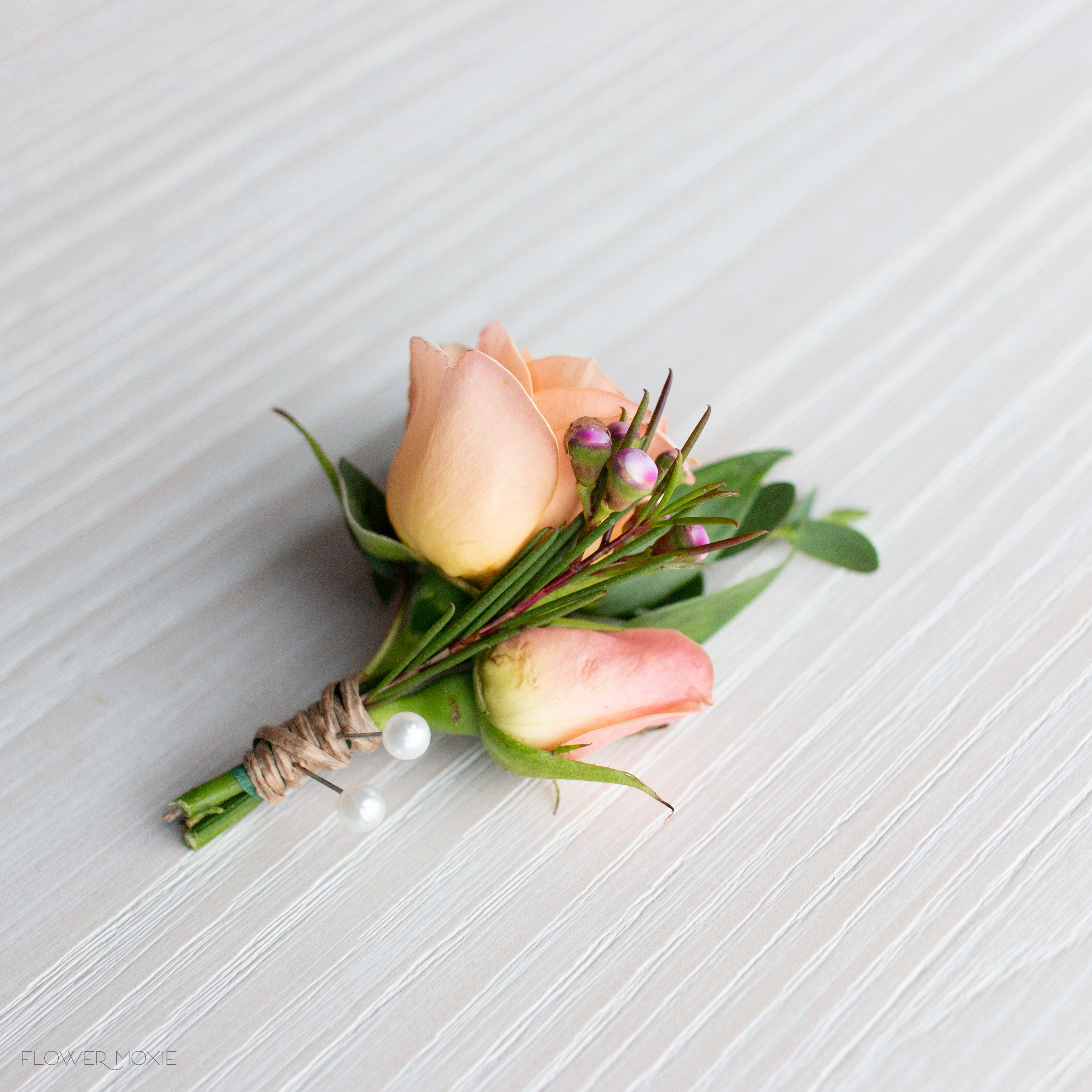 Short Pixie Pins for Bouts and Corsages | Flower Moxie | DIY Wedding ...