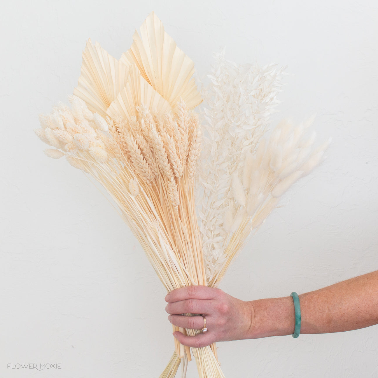 Bleached Dried Flower Lot | Flower Moxie Supply | DIY Wedding